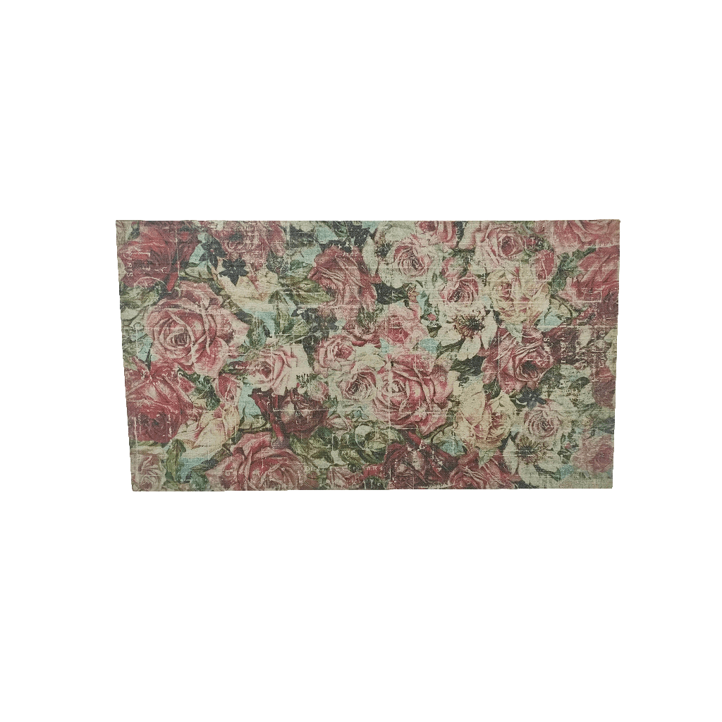 Decoupage Wooden Decor Boards - Roses - Méli-Mélo Lifestyle